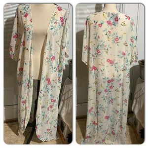 torrid | Tops | Torrid Plus Size 45 Yellow Berry Medley Duster | Poshmark